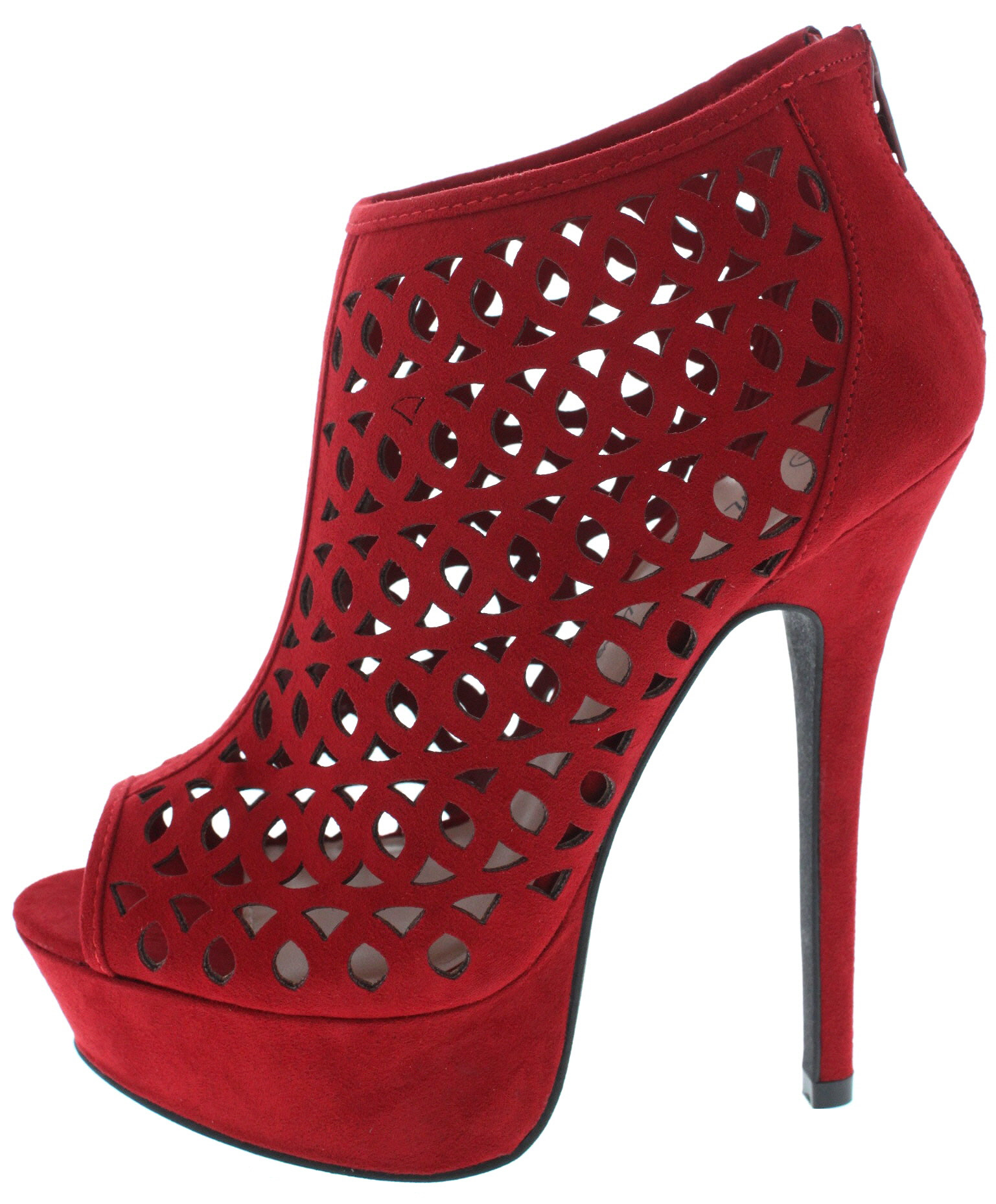 Red Caged Heels on Luulla